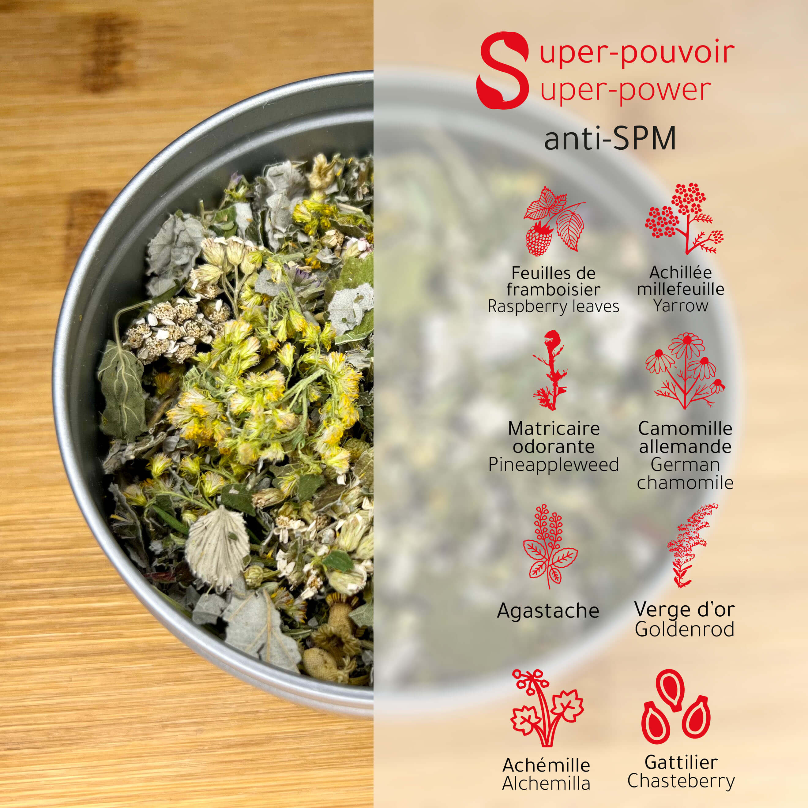 Amazone - Tisane naturelle féminine — Ma Zone Québec