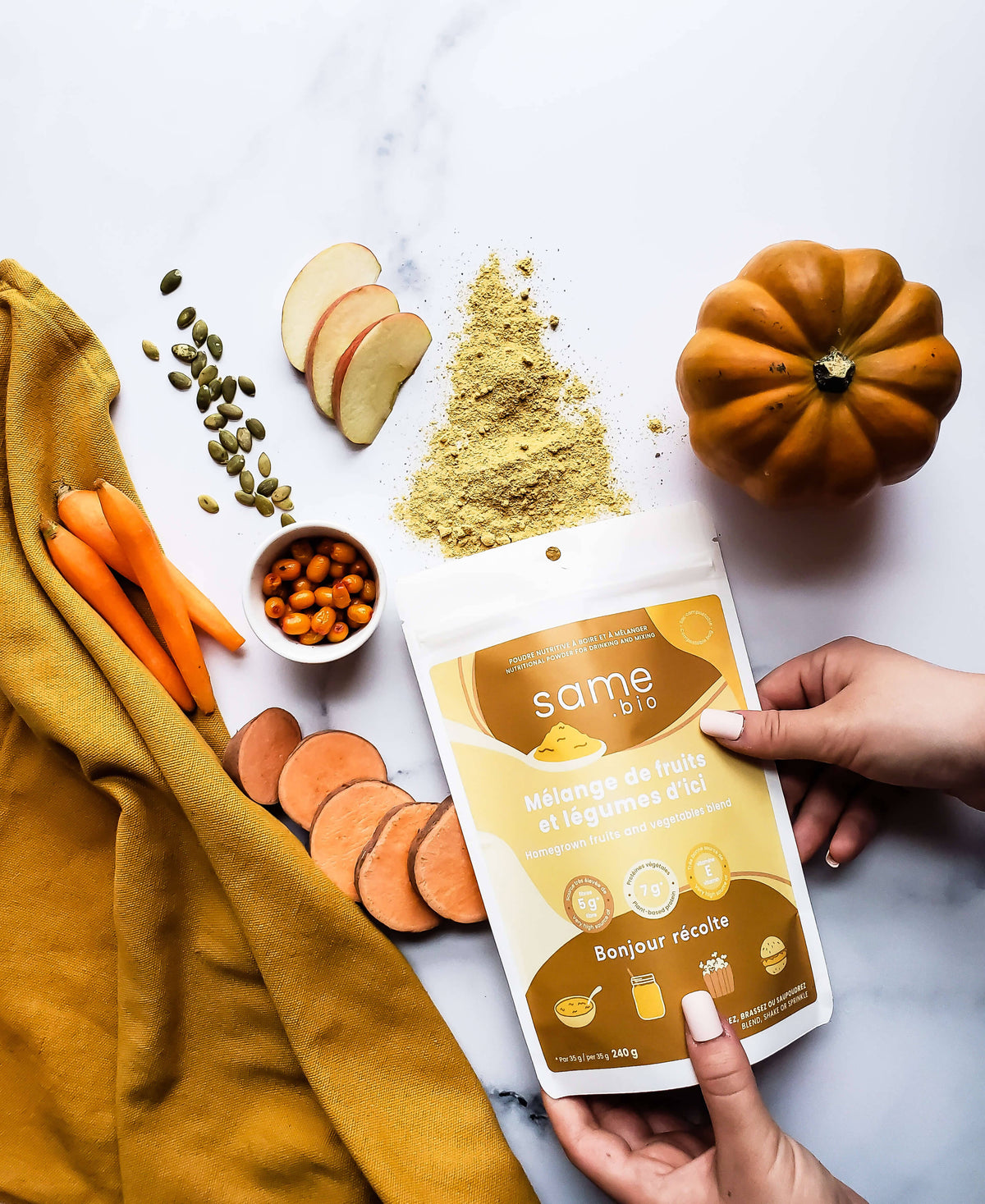 Poudre de fruits & légumes - bonjour récolte — Ma Zone Québec
